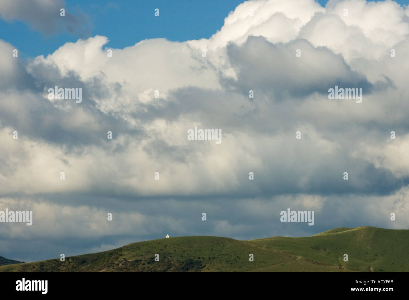 Hills and clouds in north Romania Stock Photo - Alamy