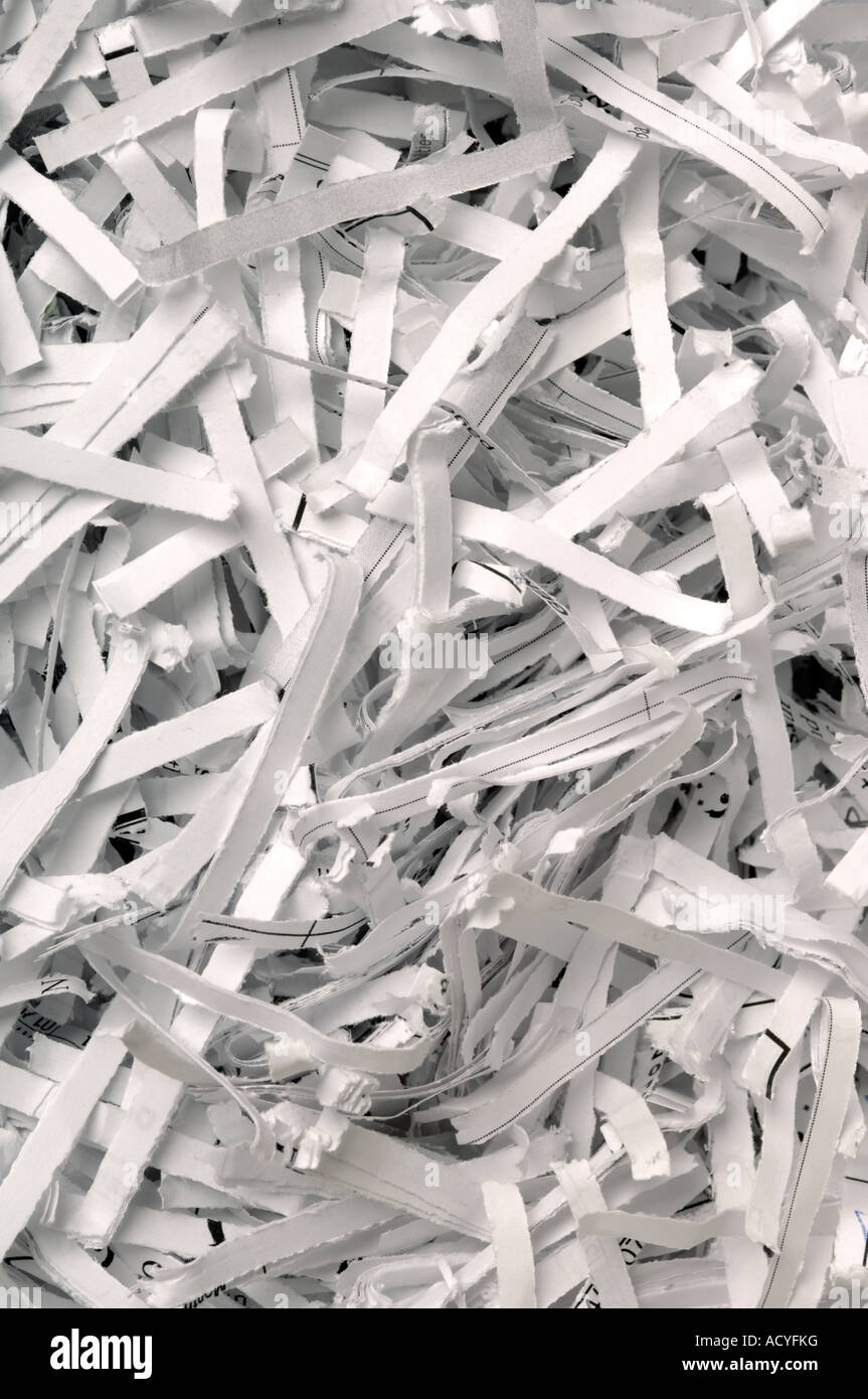 Shredded paper hi-res stock photography and images - Alamy