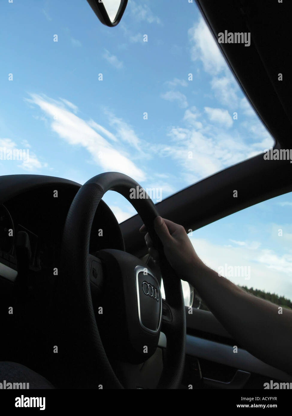 Audi steering wheel hi-res stock photography and images - Alamy