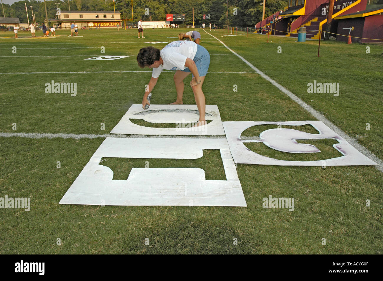 Football children field distance hi-res stock photography and images ...