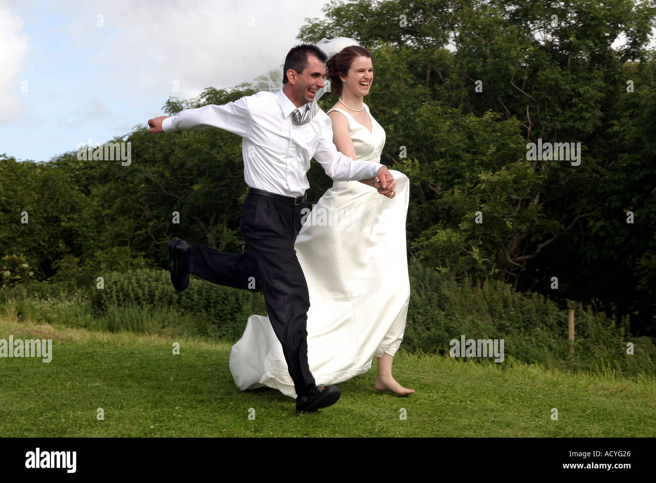 An Irish wedding Stock Photo - Alamy