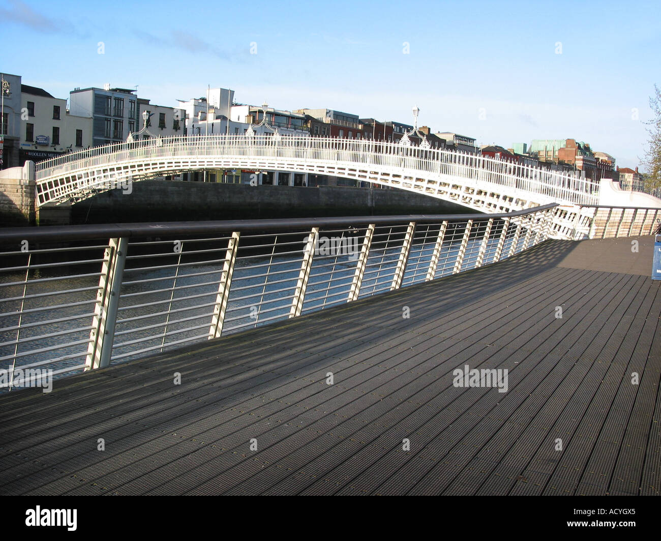 Hapenny Bridge Dublin Ireland at daytime Stock Photo - Alamy