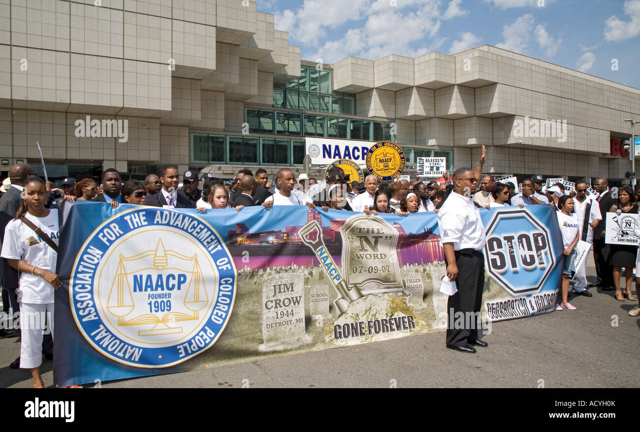 Symbolic Funeral to Bury the N Word Stock Photo - Alamy