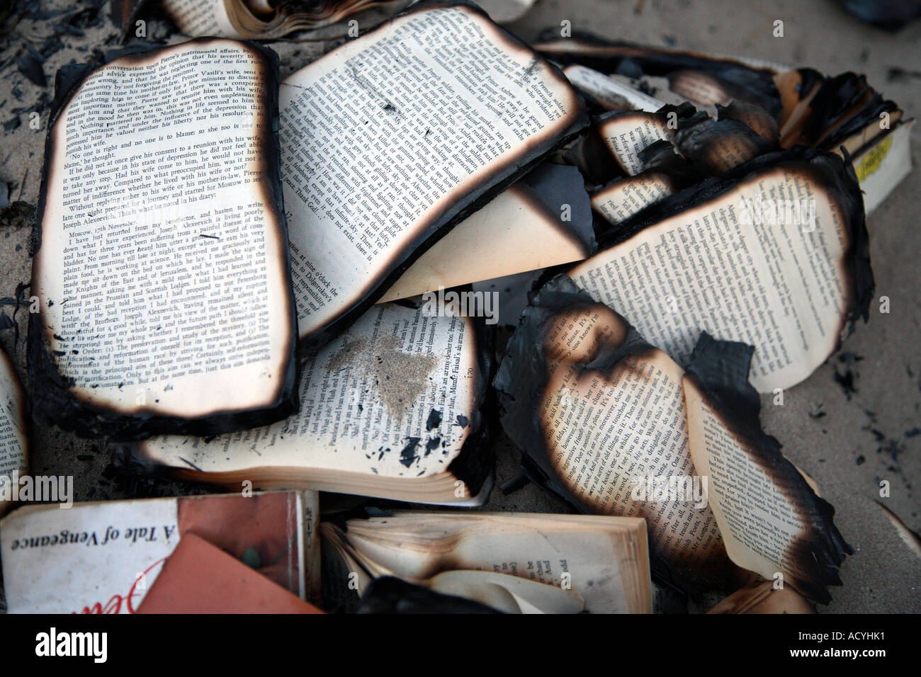 Fire books hi-res stock photography and images - Alamy