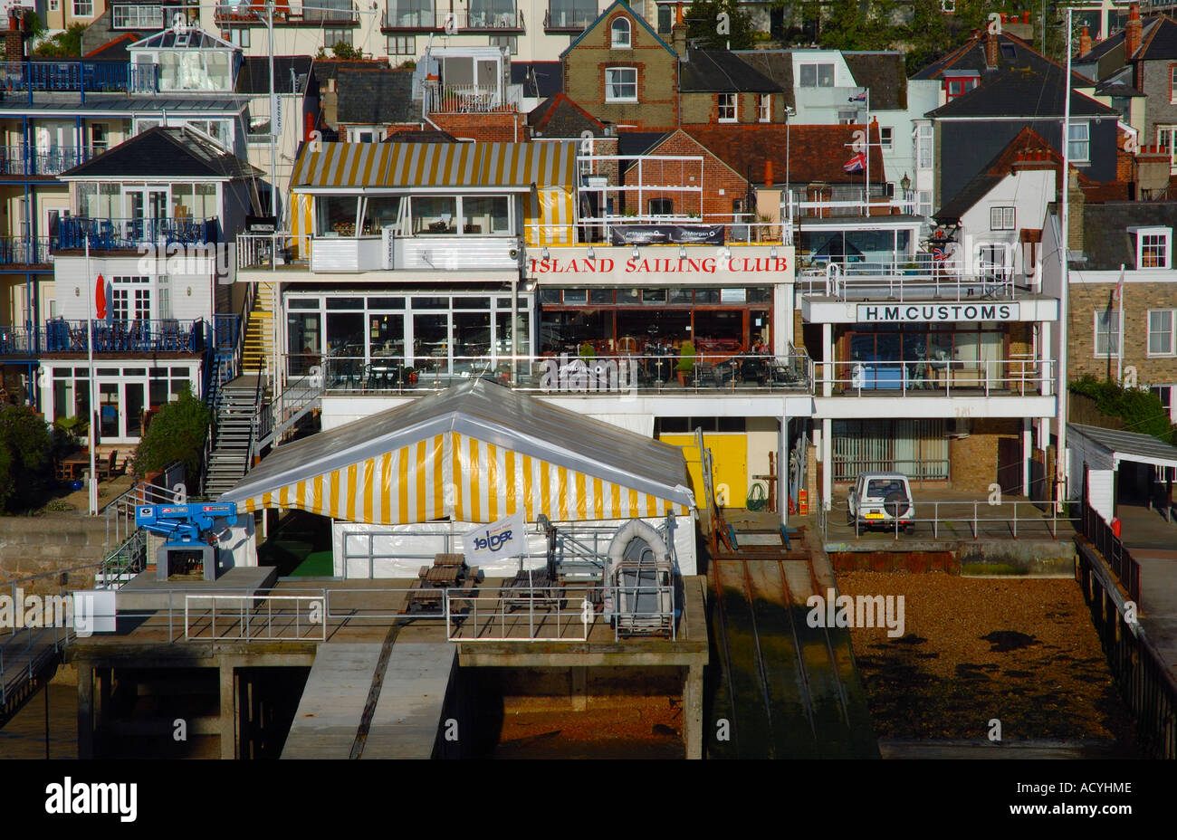 Island Sailing Club, Cowes, Isle of Wight, England, UK, GB Stock Photo ...