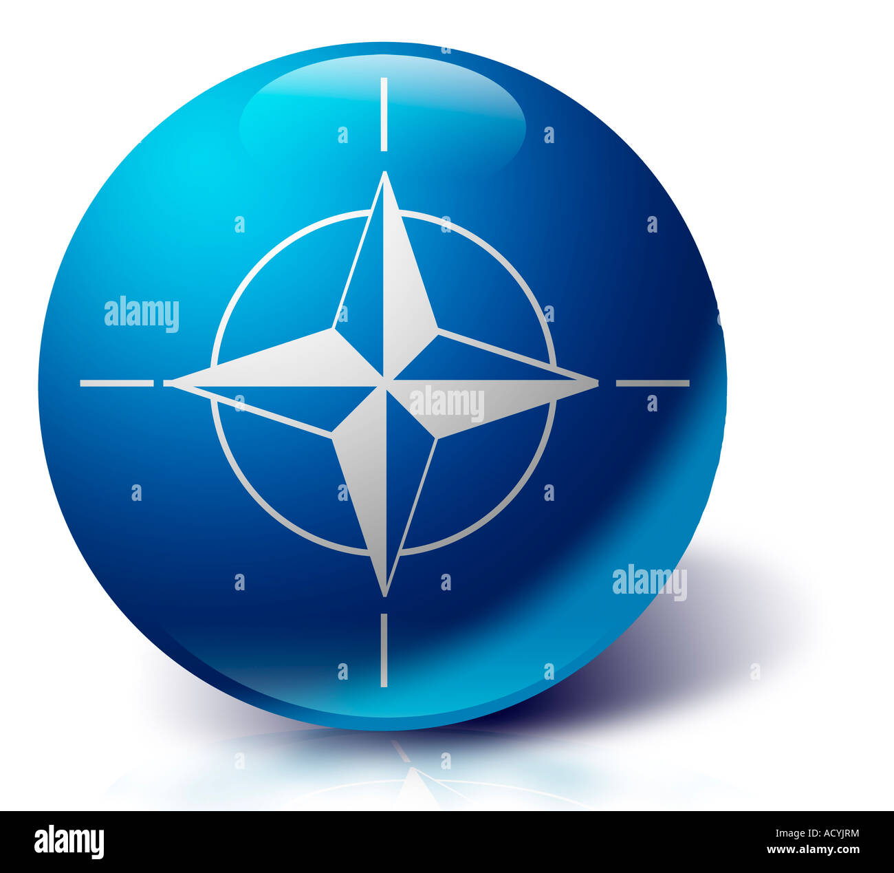 Nato flag hi-res stock photography and images - Alamy
