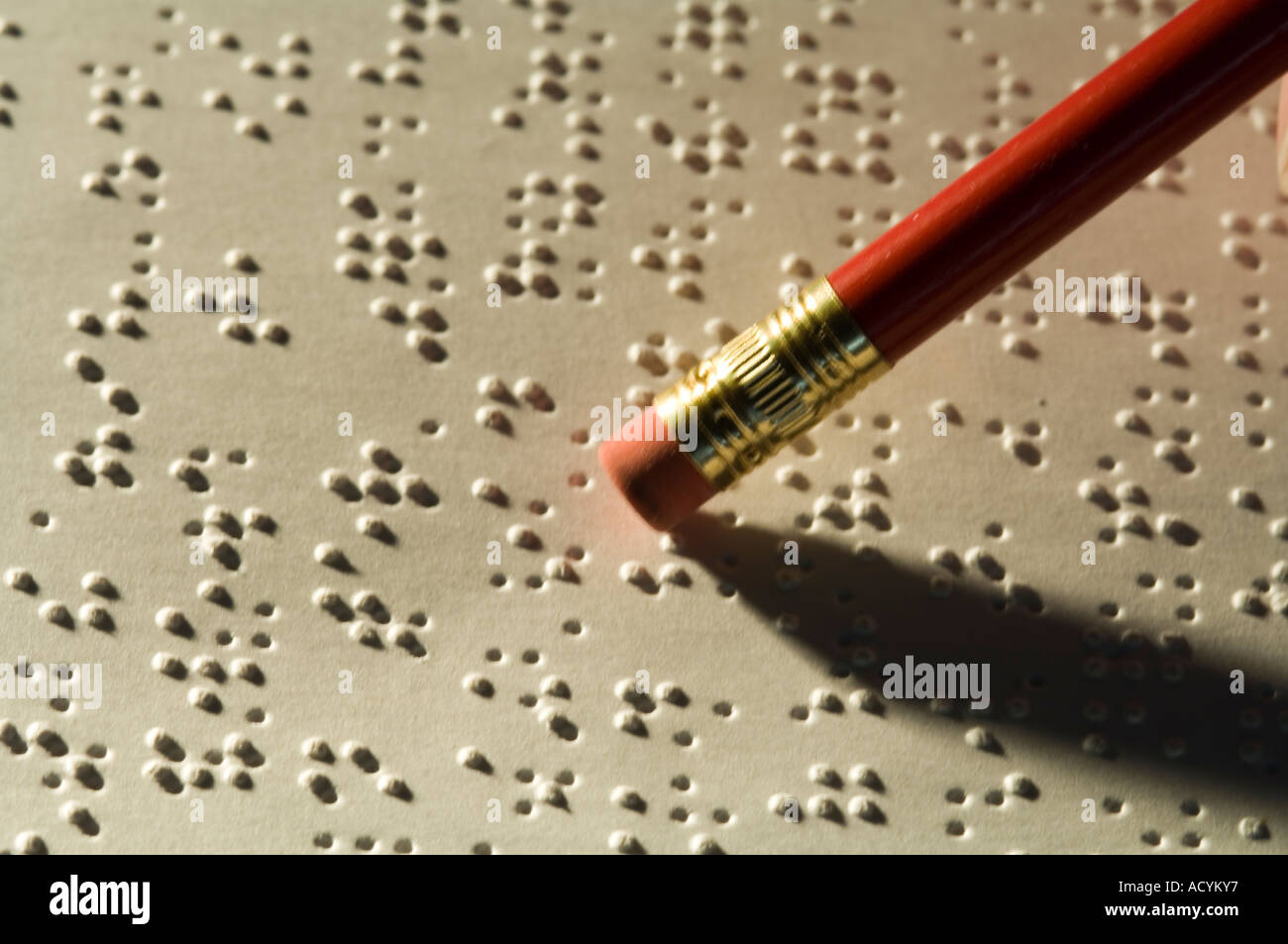Braille book for the blind Stock Photo - Alamy