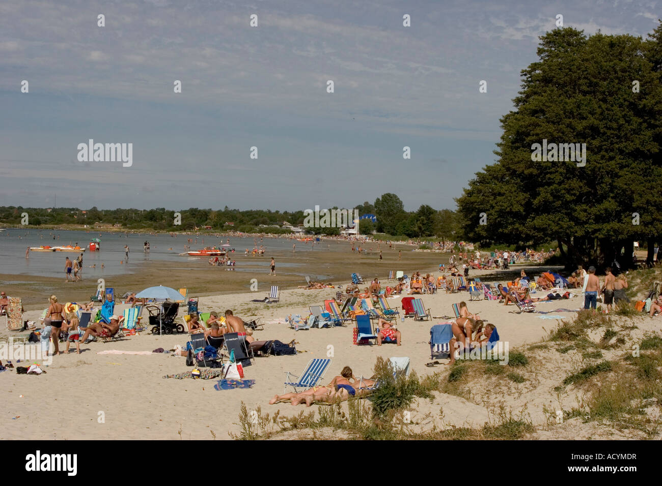 Tourists on beach Stock Photo - Alamy