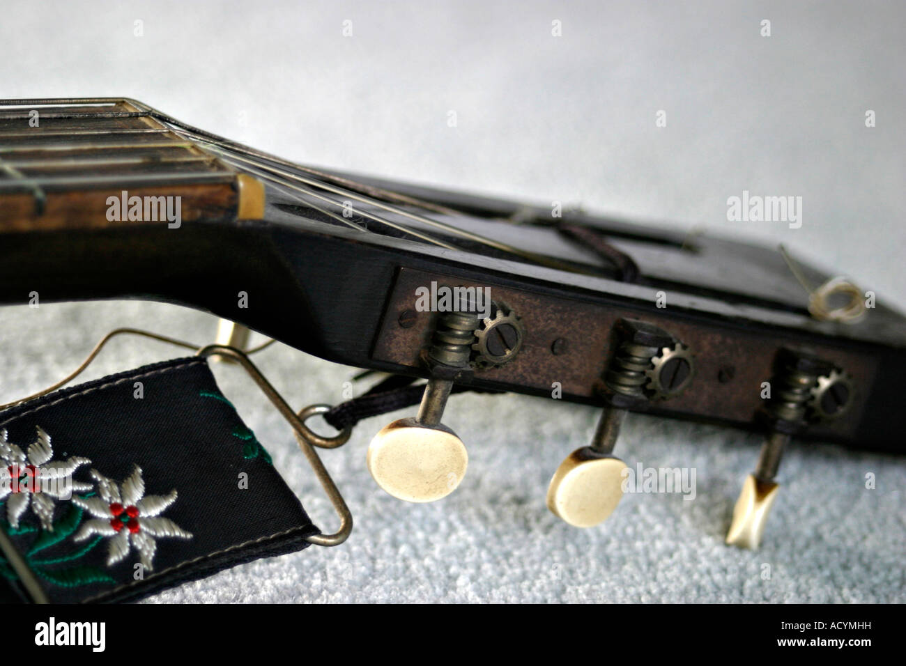 Guitar. Six string acoustic guitar Stock Photo - Alamy