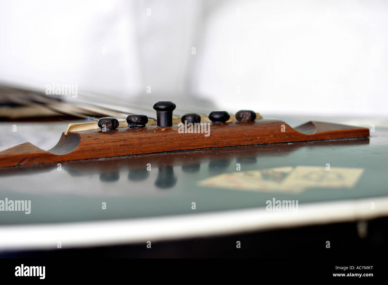 Guitar. Six string acoustic guitar Stock Photo - Alamy