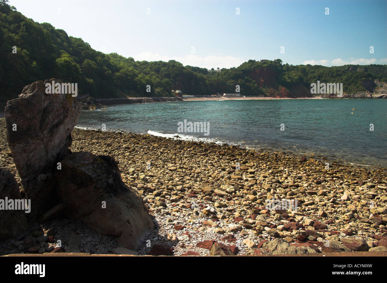 Babbacombe Beach Devon England Great Britain U K Stock Photo - Alamy