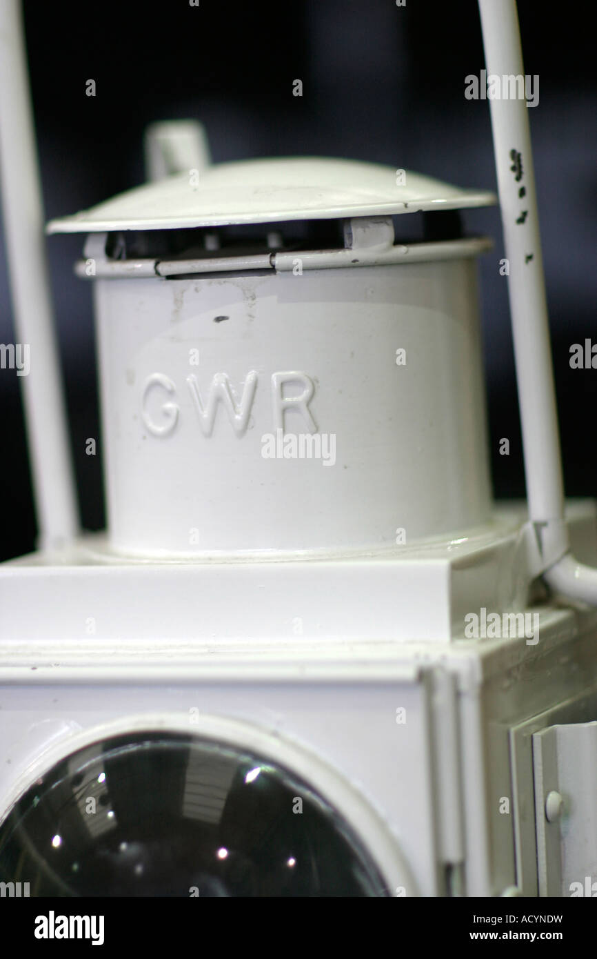 Gwr railway lamp hi-res stock photography and images - Alamy