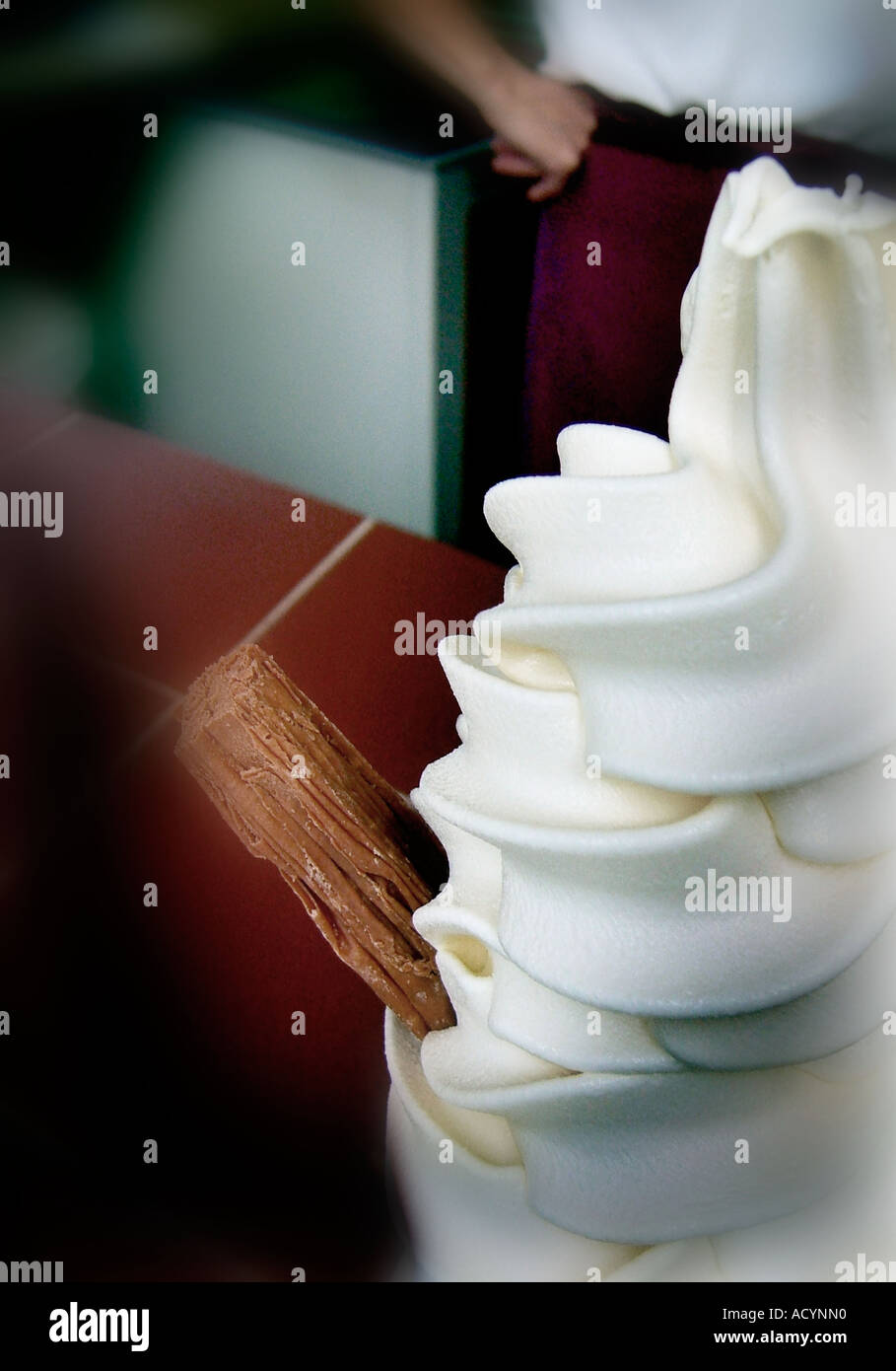 whippy ice cream cone Stock Photo - Alamy