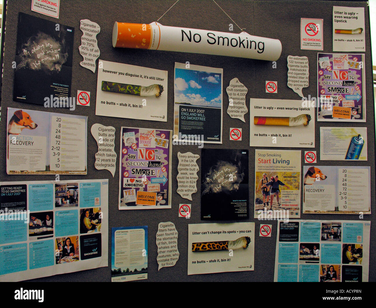 Nhs smokefree hi-res stock photography and images - Alamy