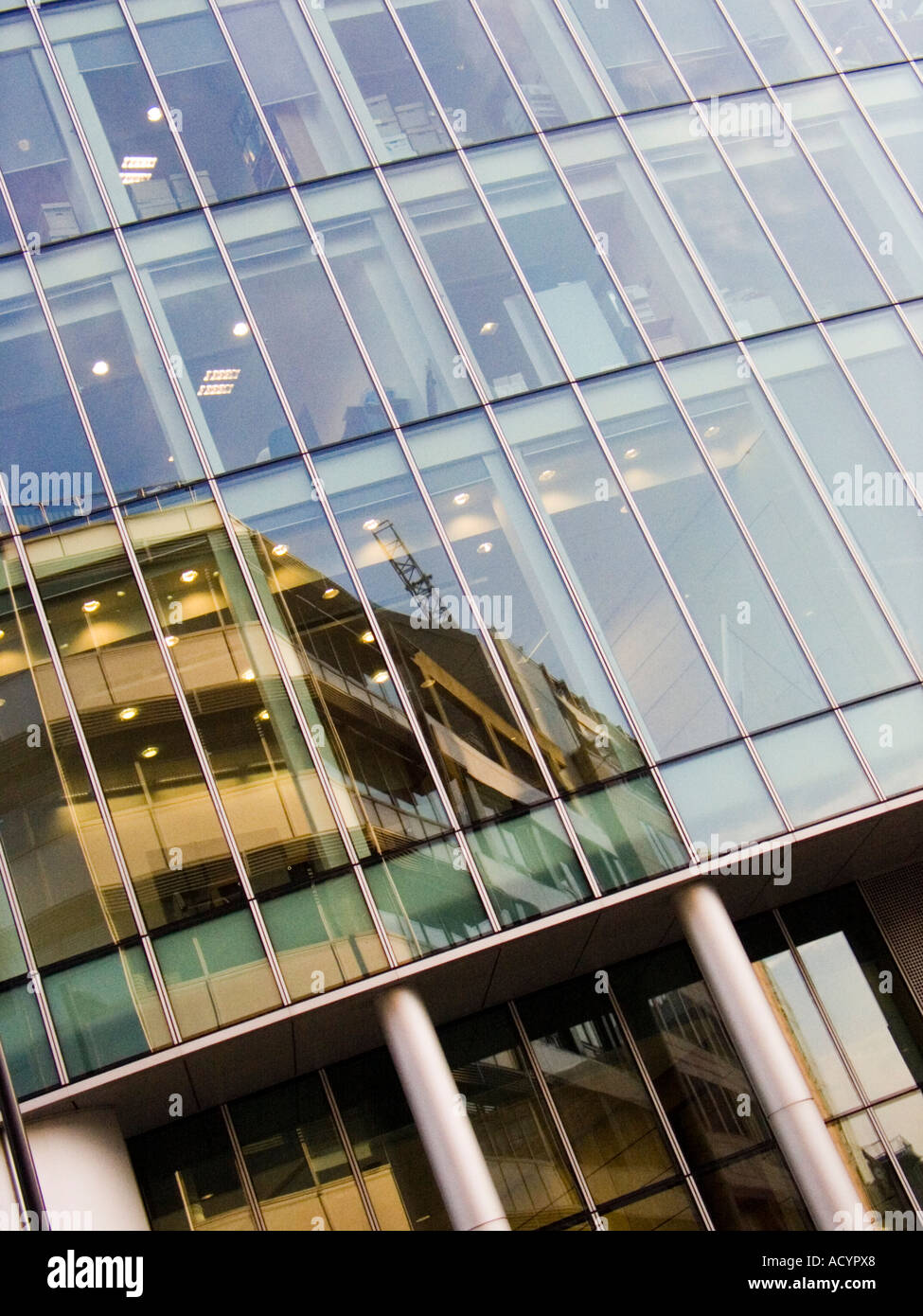 Modern glass building in the City of London GB UK Stock Photo - Alamy