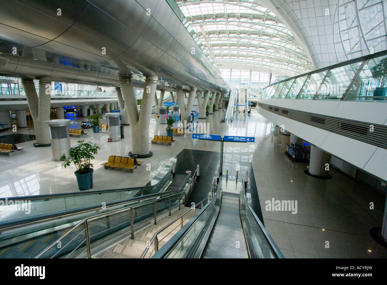 ICN Incheon International Airport AREX Airport Train Station Building ...