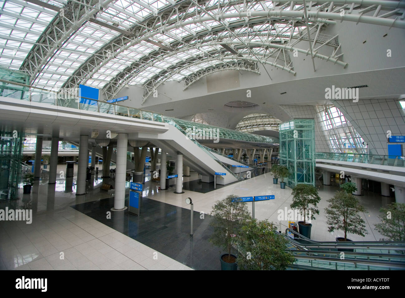 ICN Incheon International Airport AREX Airport Train Station Building ...