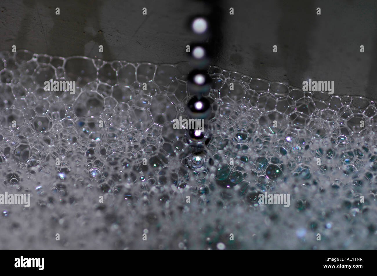 silver plug chain washing up bubbles liquid pattern clean hygiene ...