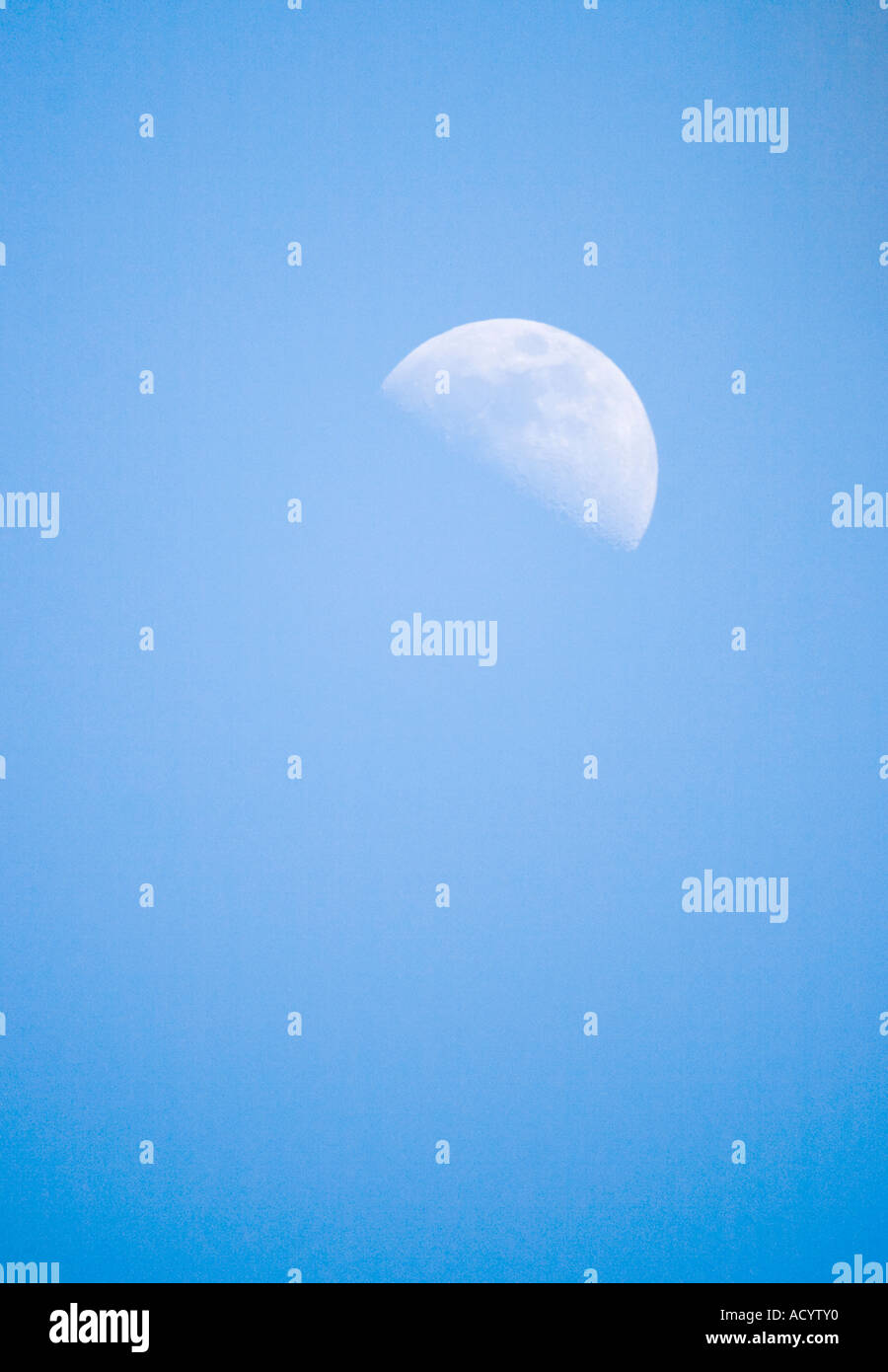 Half moon during daylight hi-res stock photography and images - Alamy