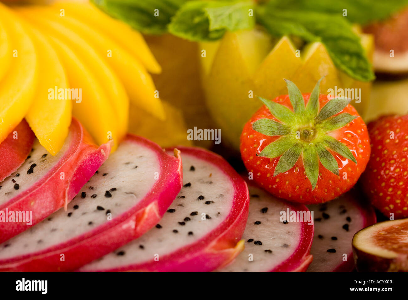 Selection of fresh fruit Stock Photo - Alamy