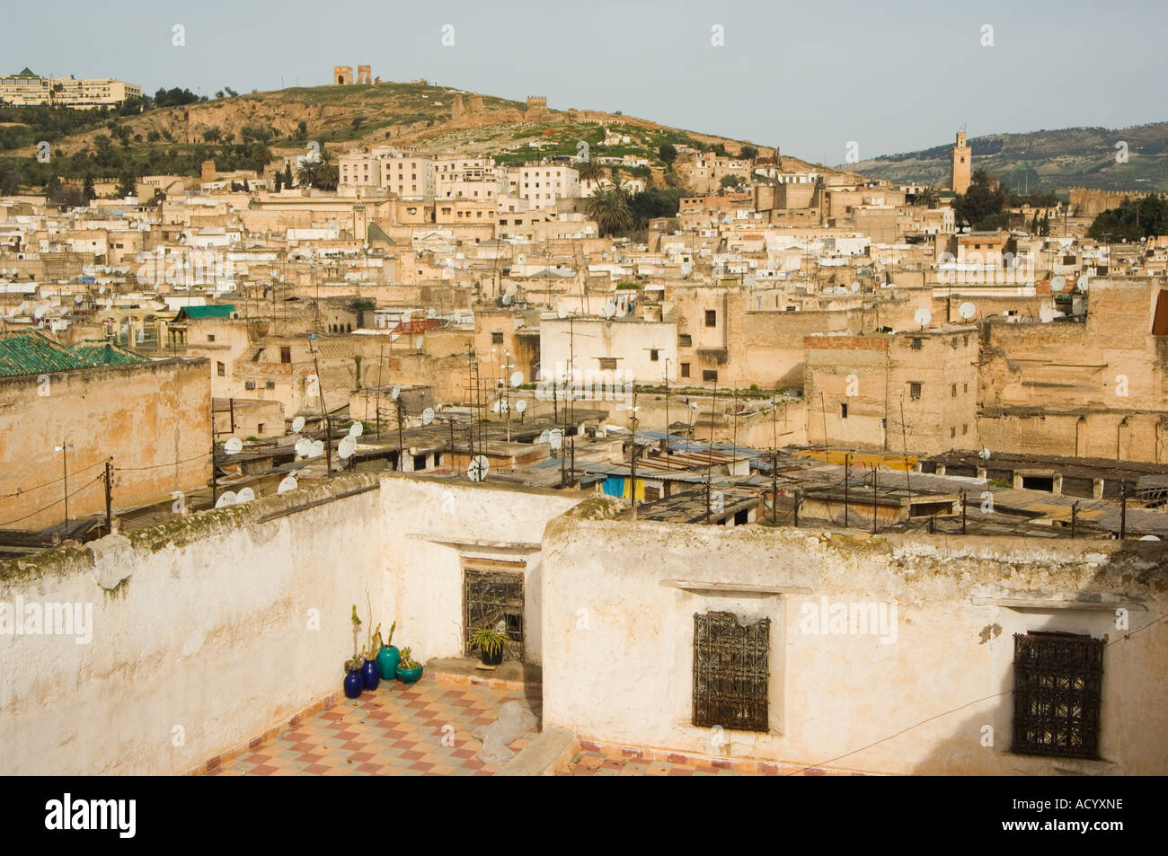 old market medina town of Fes Morocco North Africa Stock Photo - Alamy