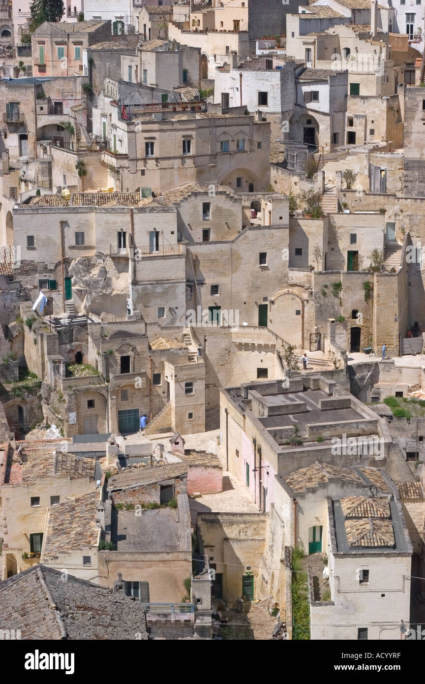 Matera sassi cave houses hi-res stock photography and images - Alamy