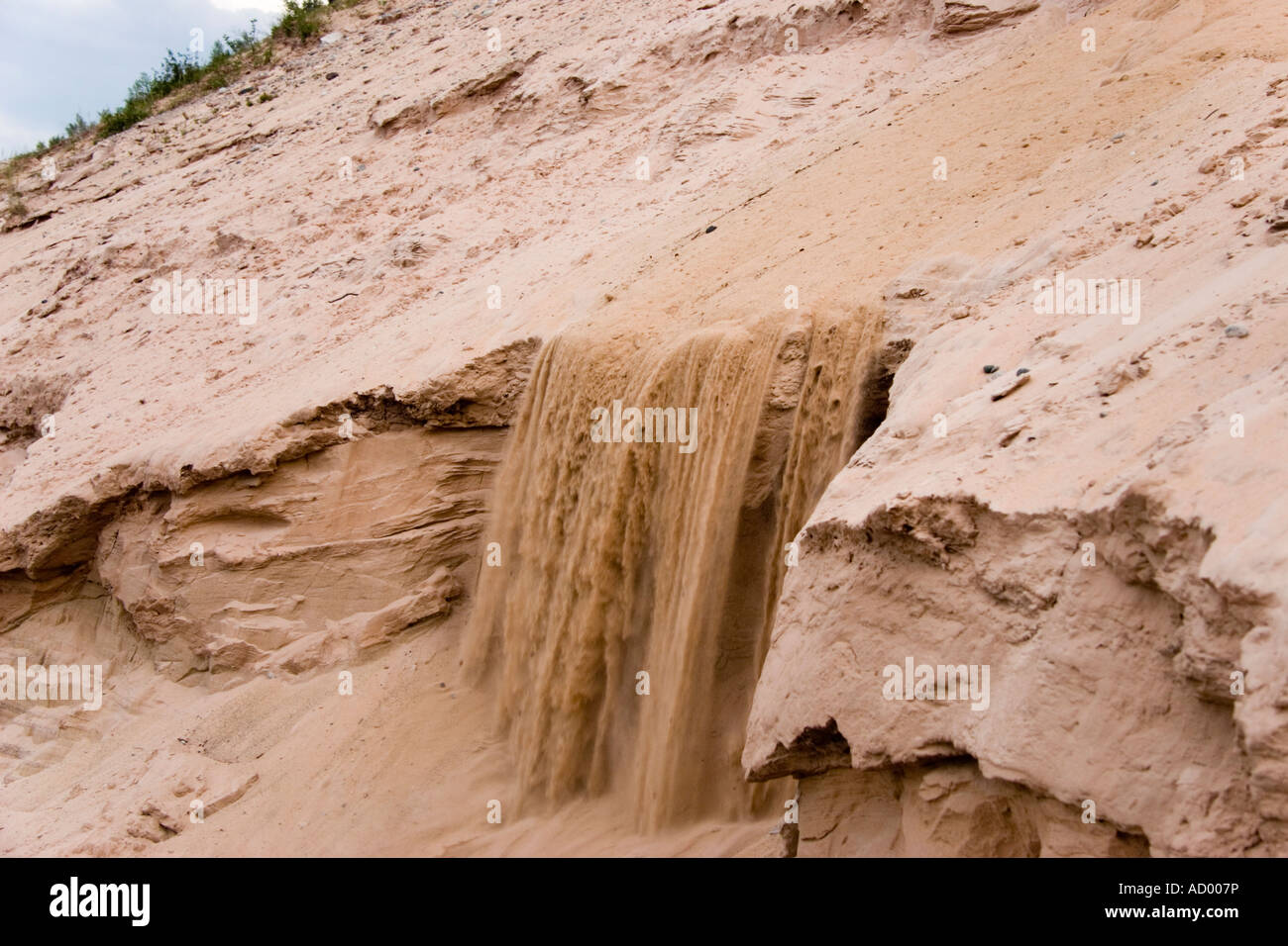 Sand Dunes Lake Superior Pictured Rocks National Lakeshore Stock Photo ...