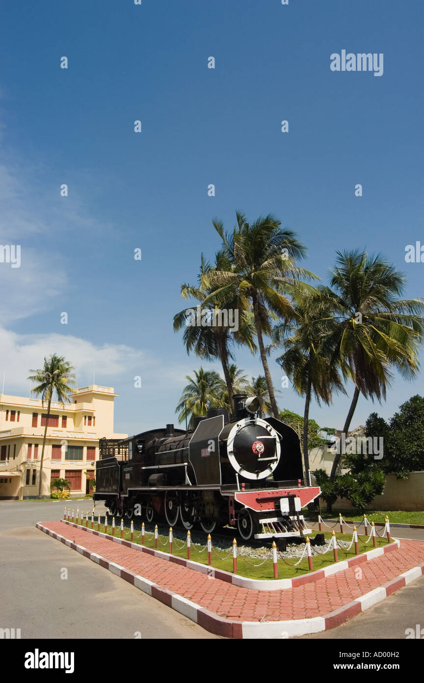 train monument at train station Phnom Penh Cambodia South East Asia ...
