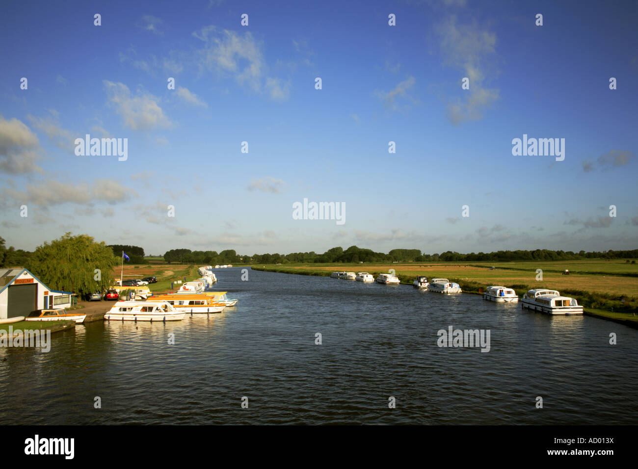 River Bure Upstream of Acle Bridge, Norfolk, UK Stock Photo - Alamy