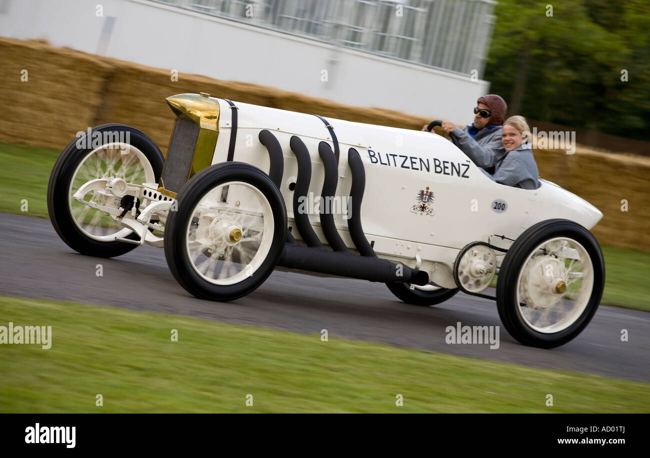 1909 Benz 200 "Blitzen Benz" at Goodwood Festival of Speed, Sussex, UK ...