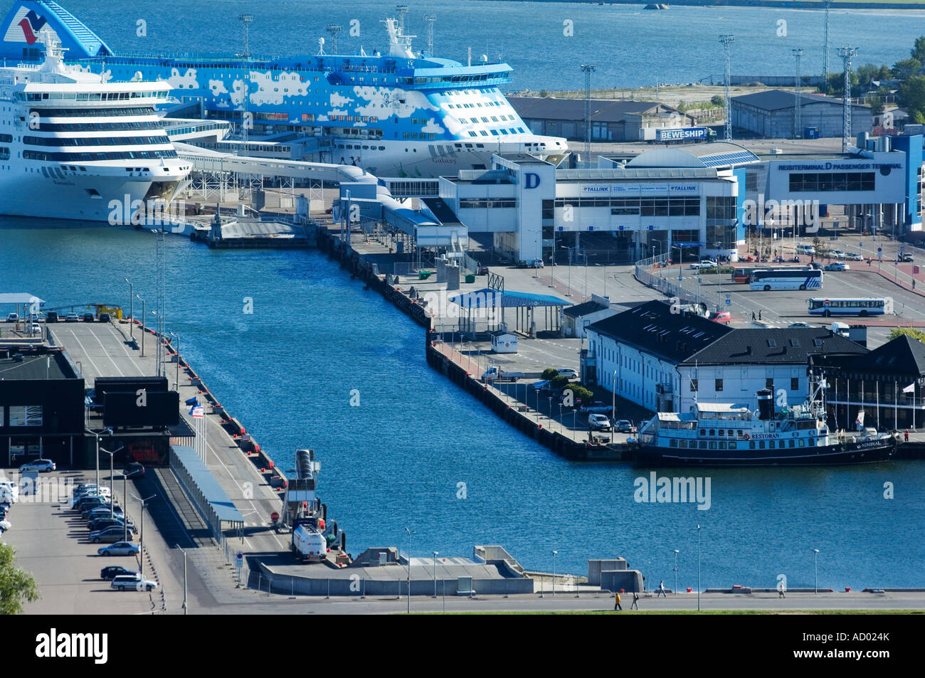 Estonia Baltic States Tallinn Capital City Ferry Terminal in Tallinn ...