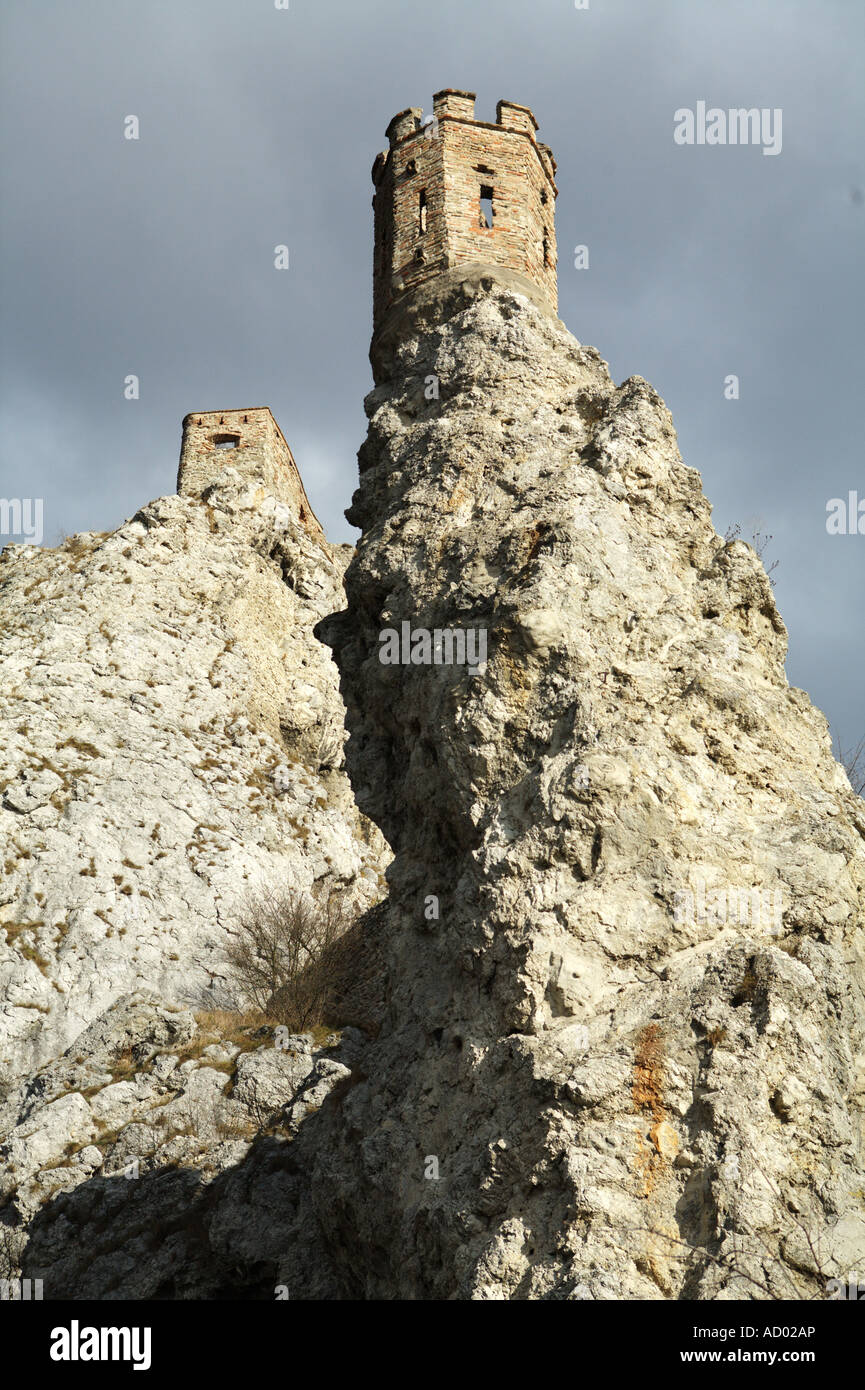 The castle Devin Slovakia Stock Photo - Alamy