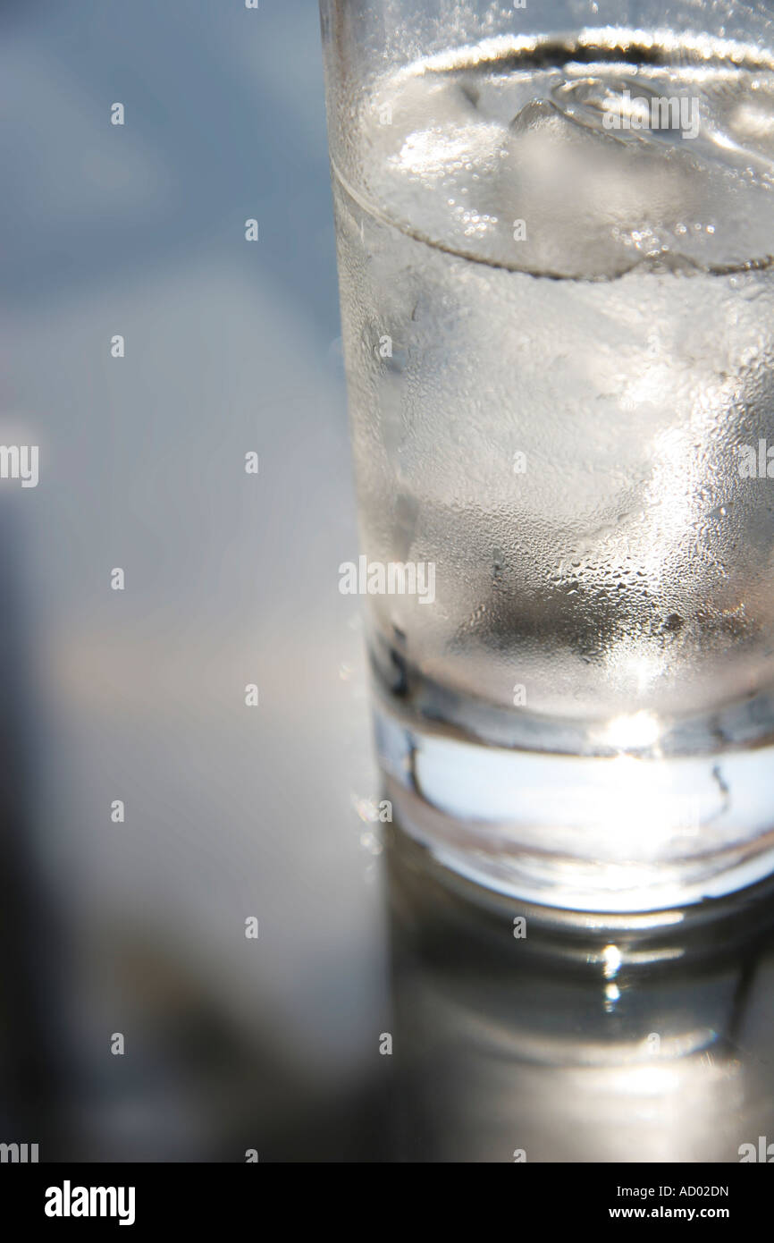 Cold refreshing glass of water Stock Photo - Alamy
