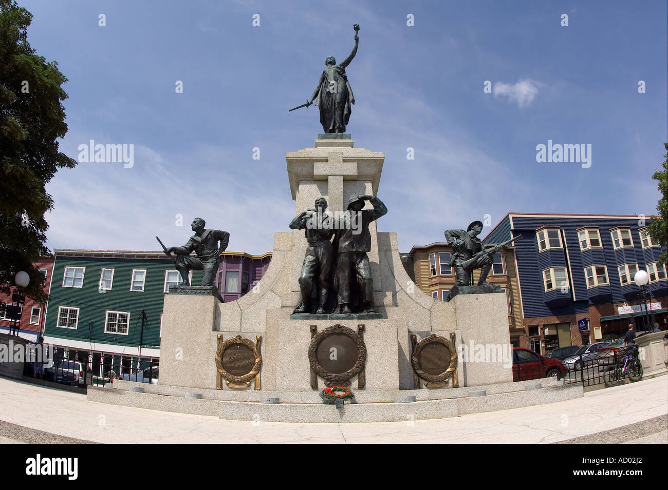 Monument to the soldiers of Newfoundland Stock Photo - Alamy