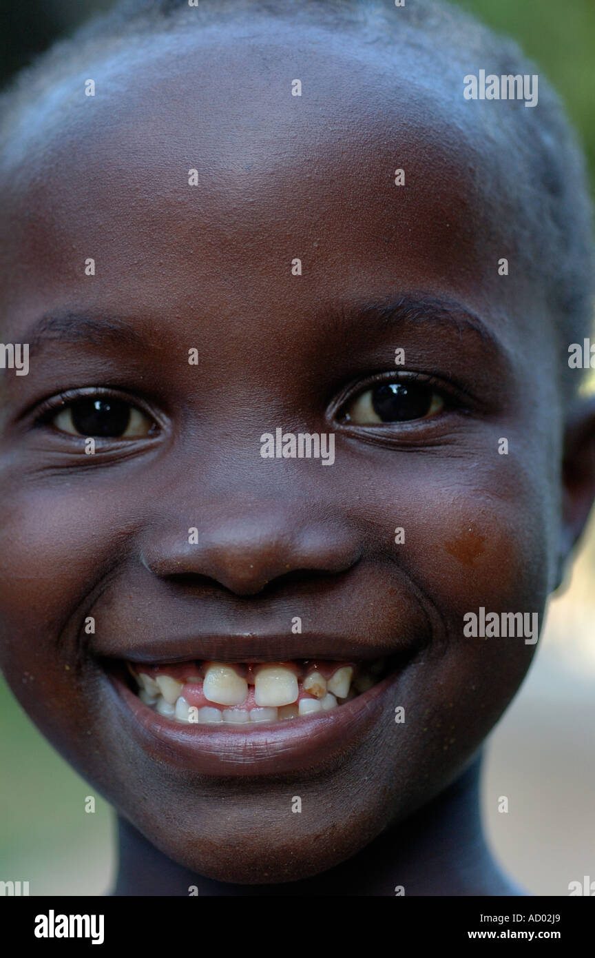 Happy African girl Stock Photo - Alamy