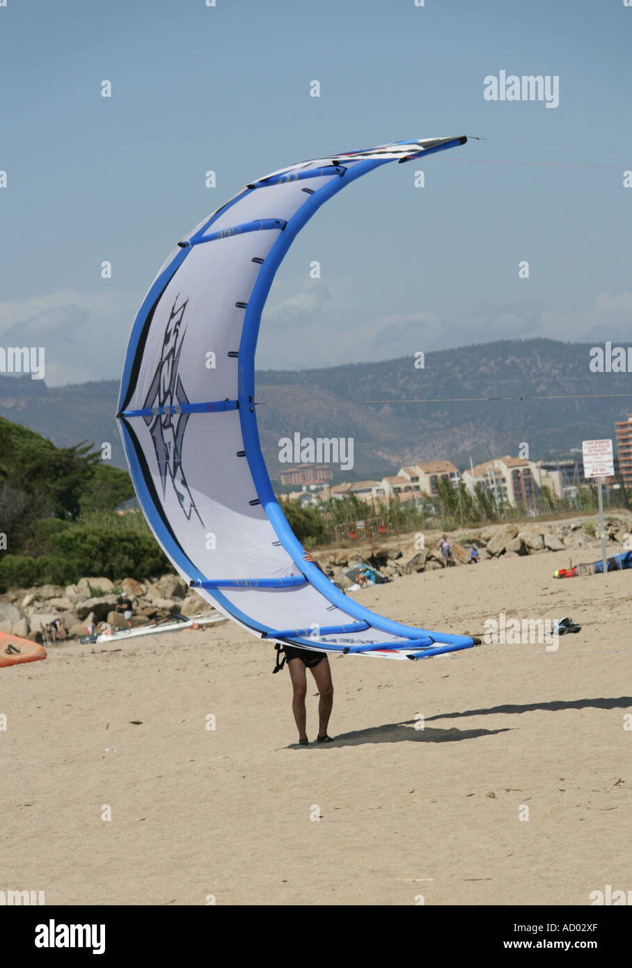Wind Surfing Kite Stock Photo - Alamy