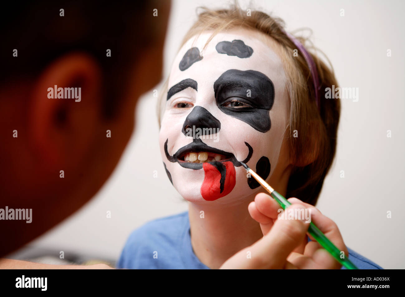 Dalmation Face Paint