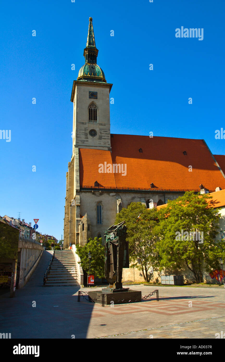Church of St Martin and monument for a former Jewish synagoga in ...