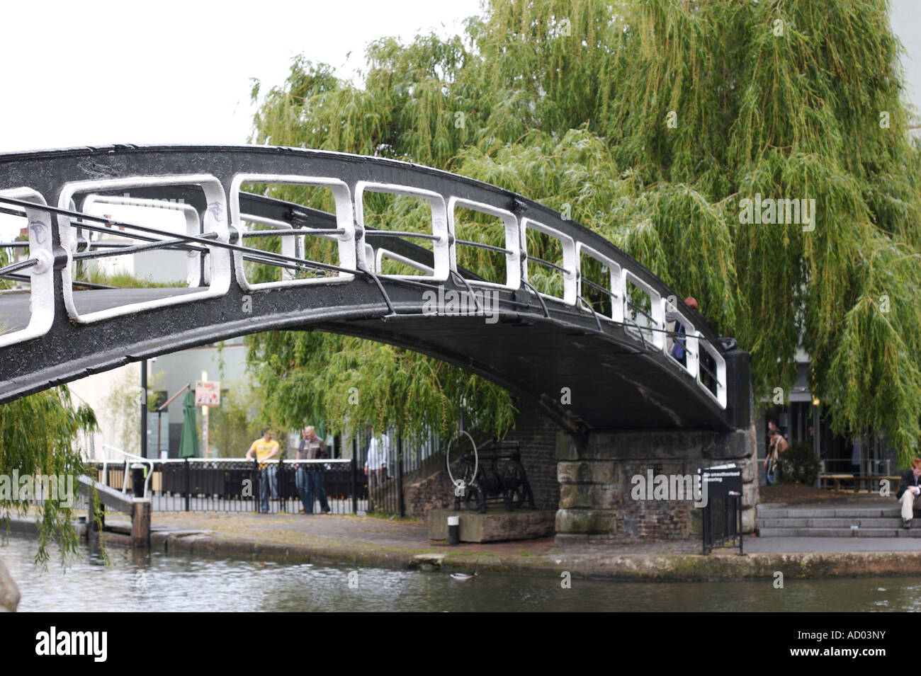 Camden Lock bridge, London Stock Photo - Alamy