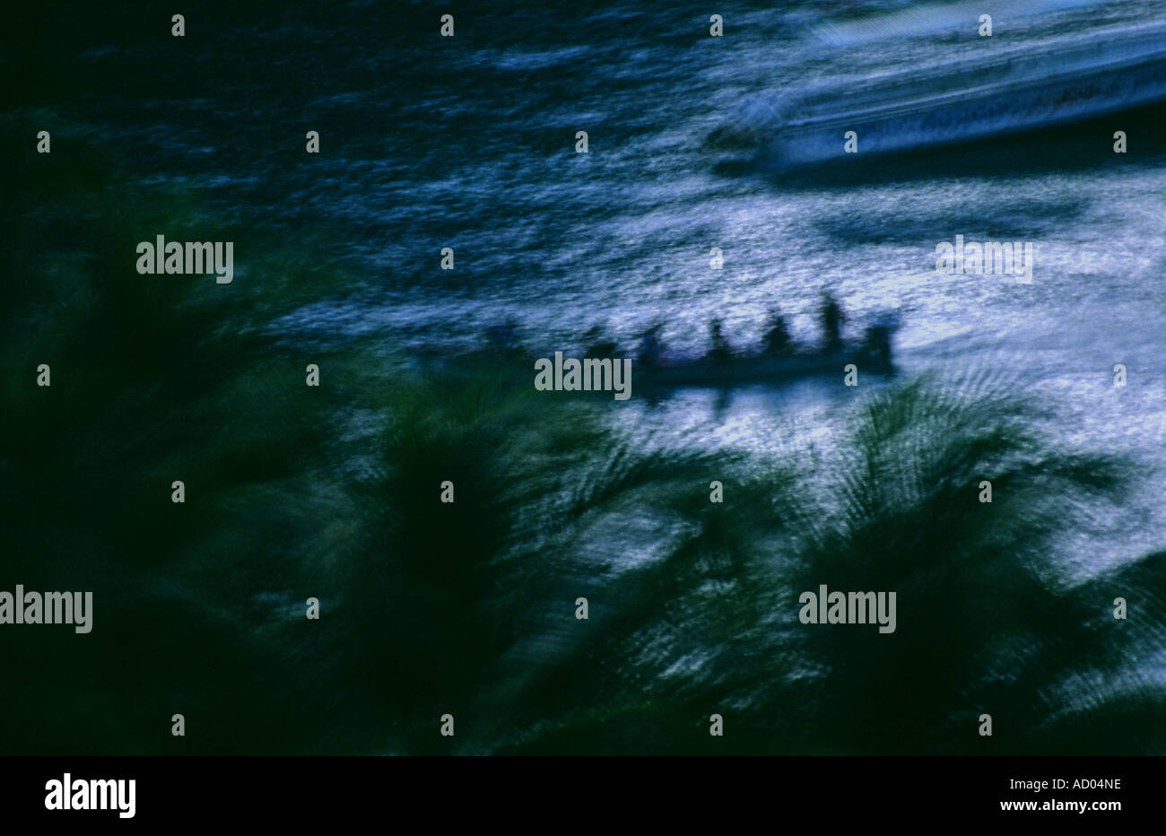 men in canoe Stock Photo - Alamy