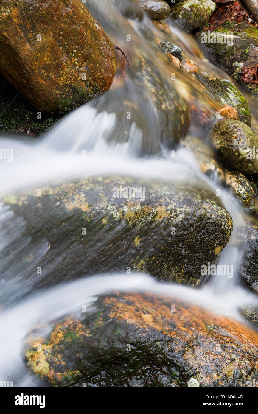 water rushing over rocks Stock Photo - Alamy