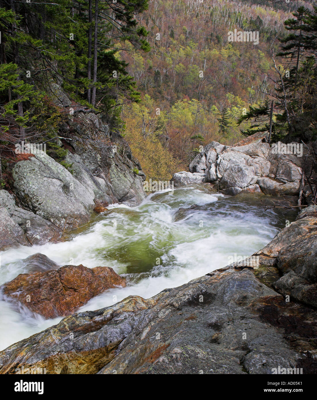 Waterfalls in the White Mountains Stock Photo - Alamy