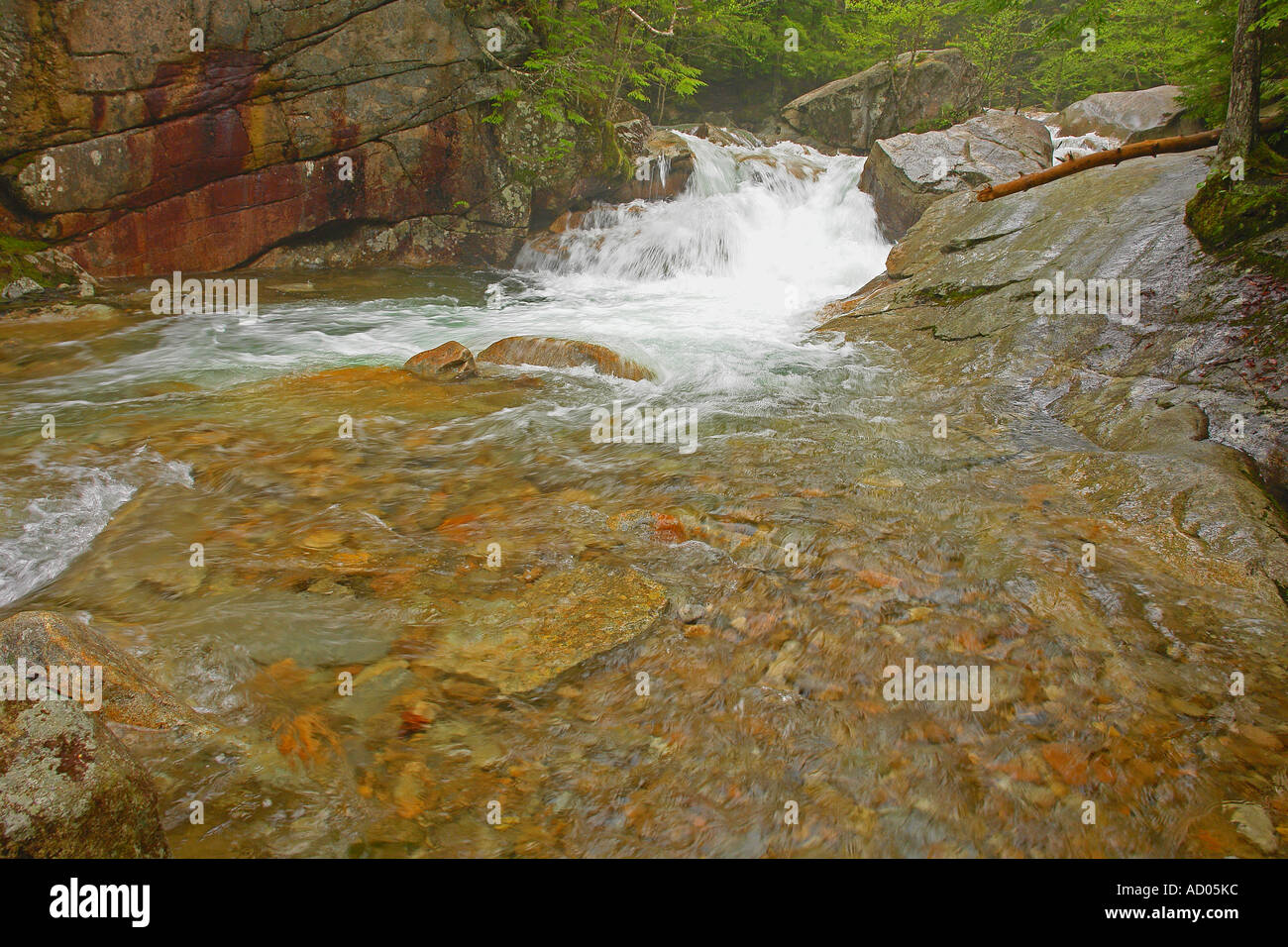 Waterfalls in the White Mountains Stock Photo - Alamy