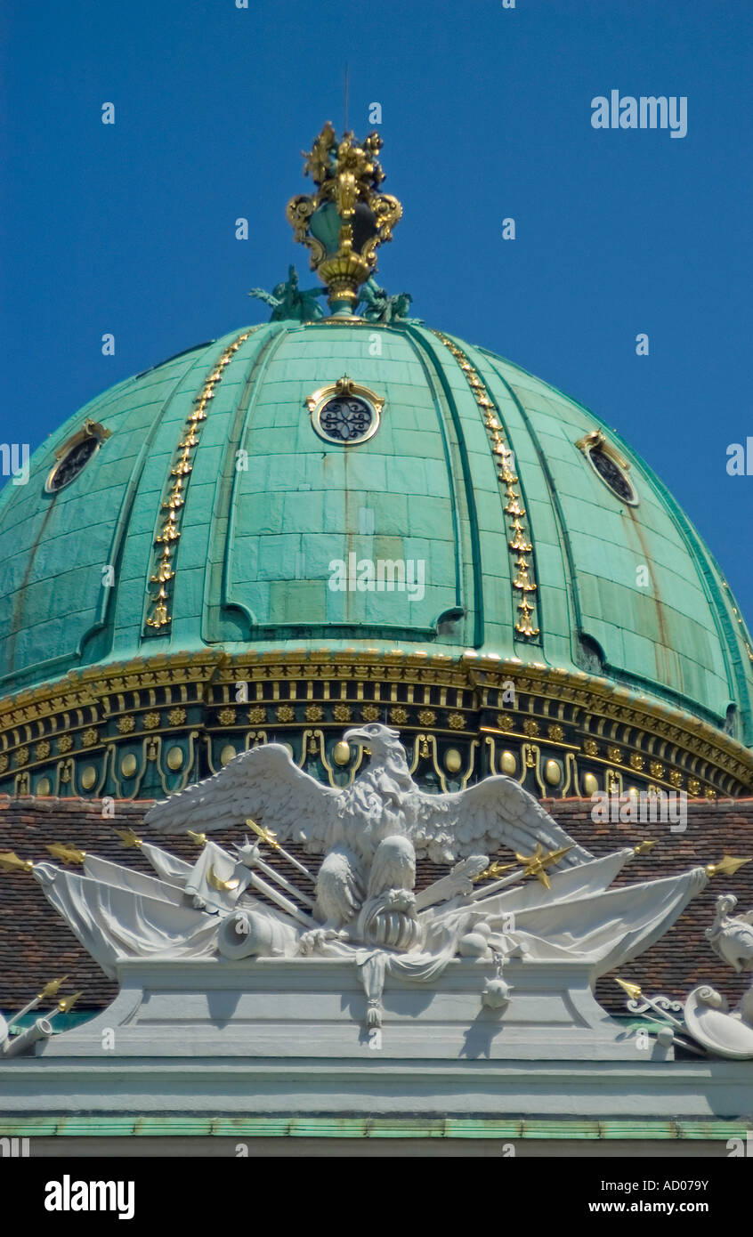 Vienna, Austria. Hofburg Dome seen from Inner Courtyard Stock Photo - Alamy