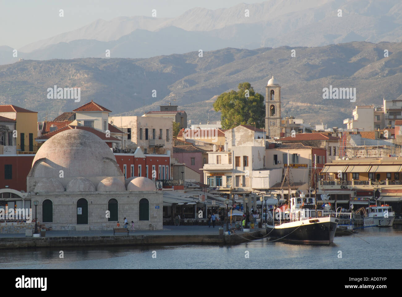 CRETE A View of Hania from the Venetian lighthouse with the Mosque of ...