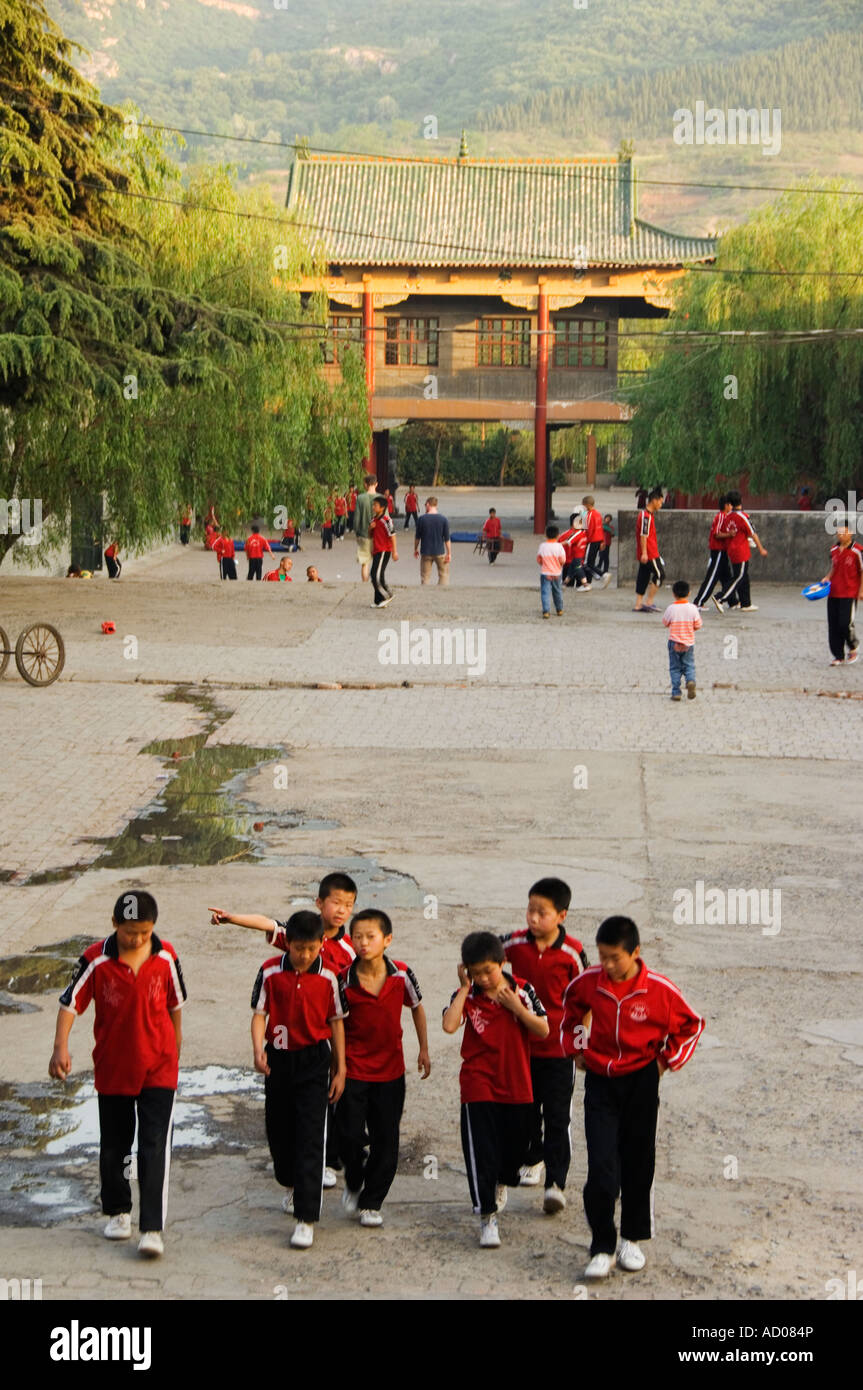 Shaolin Monastery Wushu Institute at Tagou Training school for kung fu ...