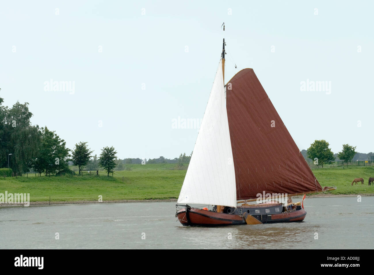 Old sailing boat Stock Photo - Alamy