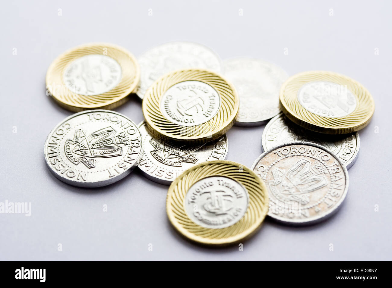 Canada Toronto TTC (Toronto Transit Commission) transit tokens / ticket ...