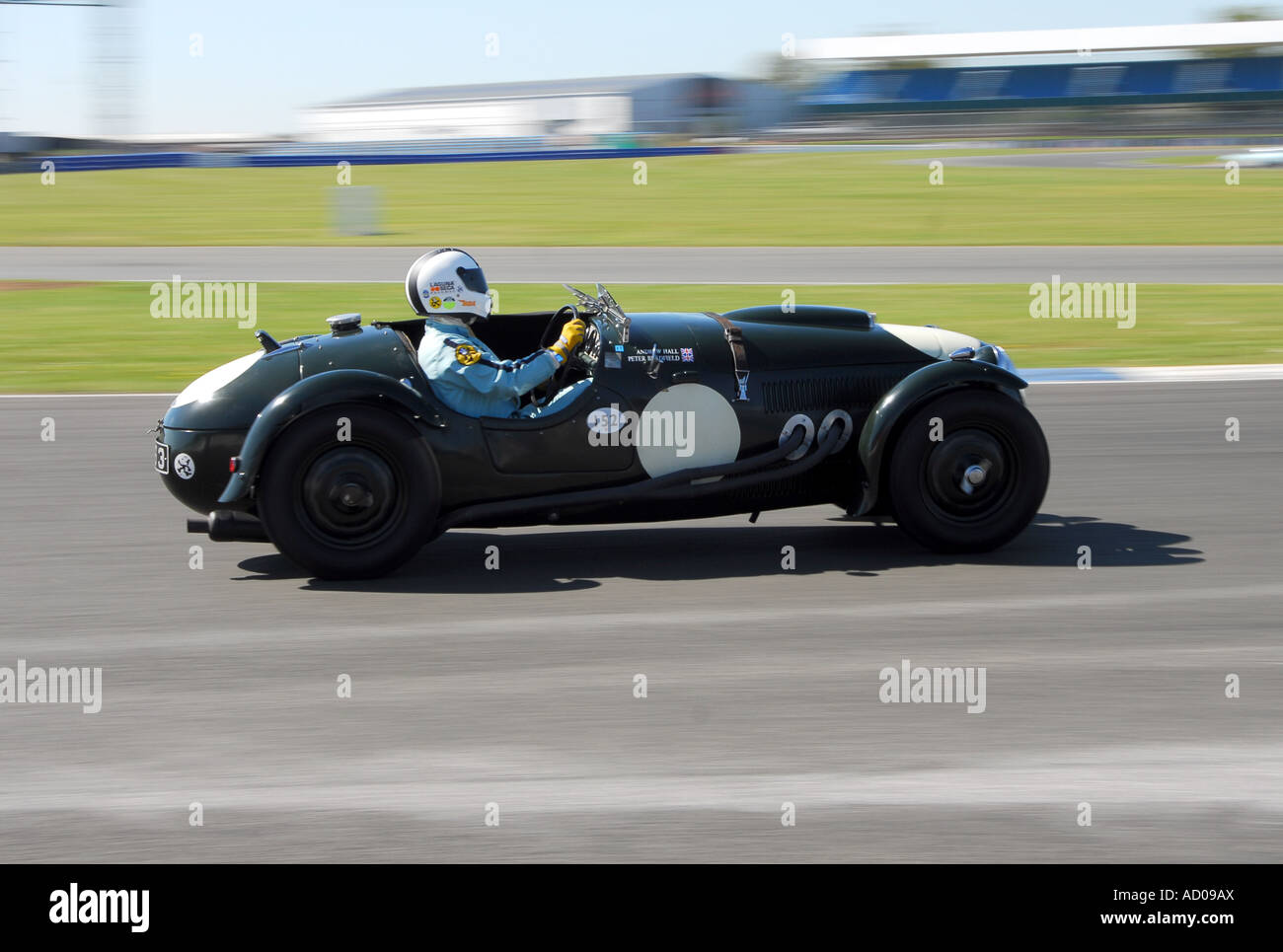 historic racing car on track at Silverstone Stock Photo - Alamy