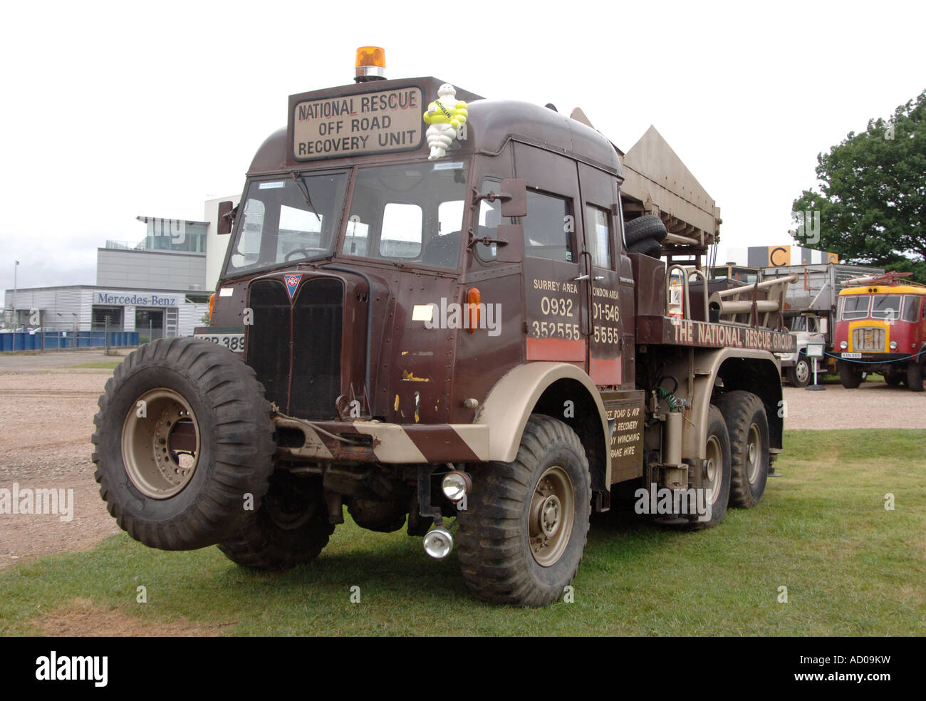 1954 AEC Militant Breakdown Tender heavy duty tow truck. 6 wheel drive ...